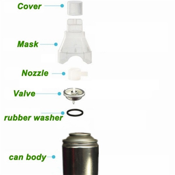 Aerosol Oxygen Mask / Oxygen Aerosol Spray Cap / Oxygen Aerosol Valve ...